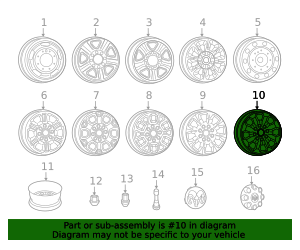 6MP52SZ0AB - Wheel Center Cap Front | Mopar Parts Canada