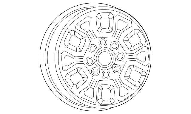 2022-2024 Ram 3500 Wheel 68600075AA | Mopar Parts Canada