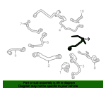 17128602666 - 2016-2019 BMW Overflow Hose (17-12-8-602-666) | BMW of ...
