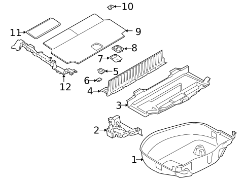 Interior Trim - Rear Body for 2020 BMW X7 | getBMWparts