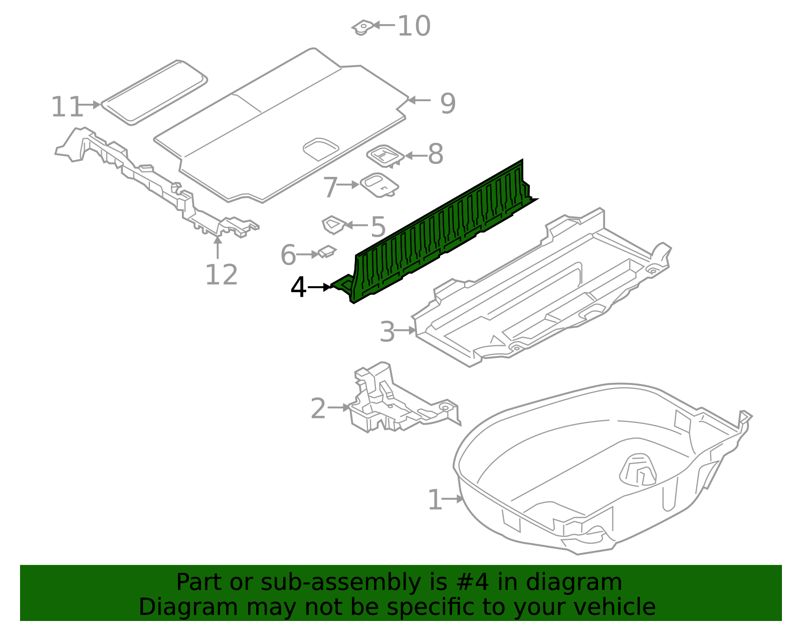 2019-2025 BMW X7 | Sill Plate | 51479493107 | BMW OEM Parts Store