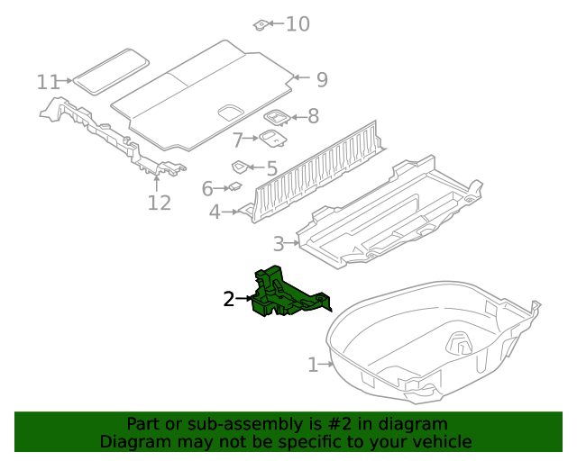 Genuine BMW 51-47-7-943-341 | Storage Compartment | FREE Shipping on ...