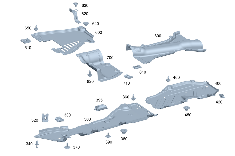167-680-31-00 - Trim, Substructure 2020-2025 Mercedes-Benz | Mercedes ...
