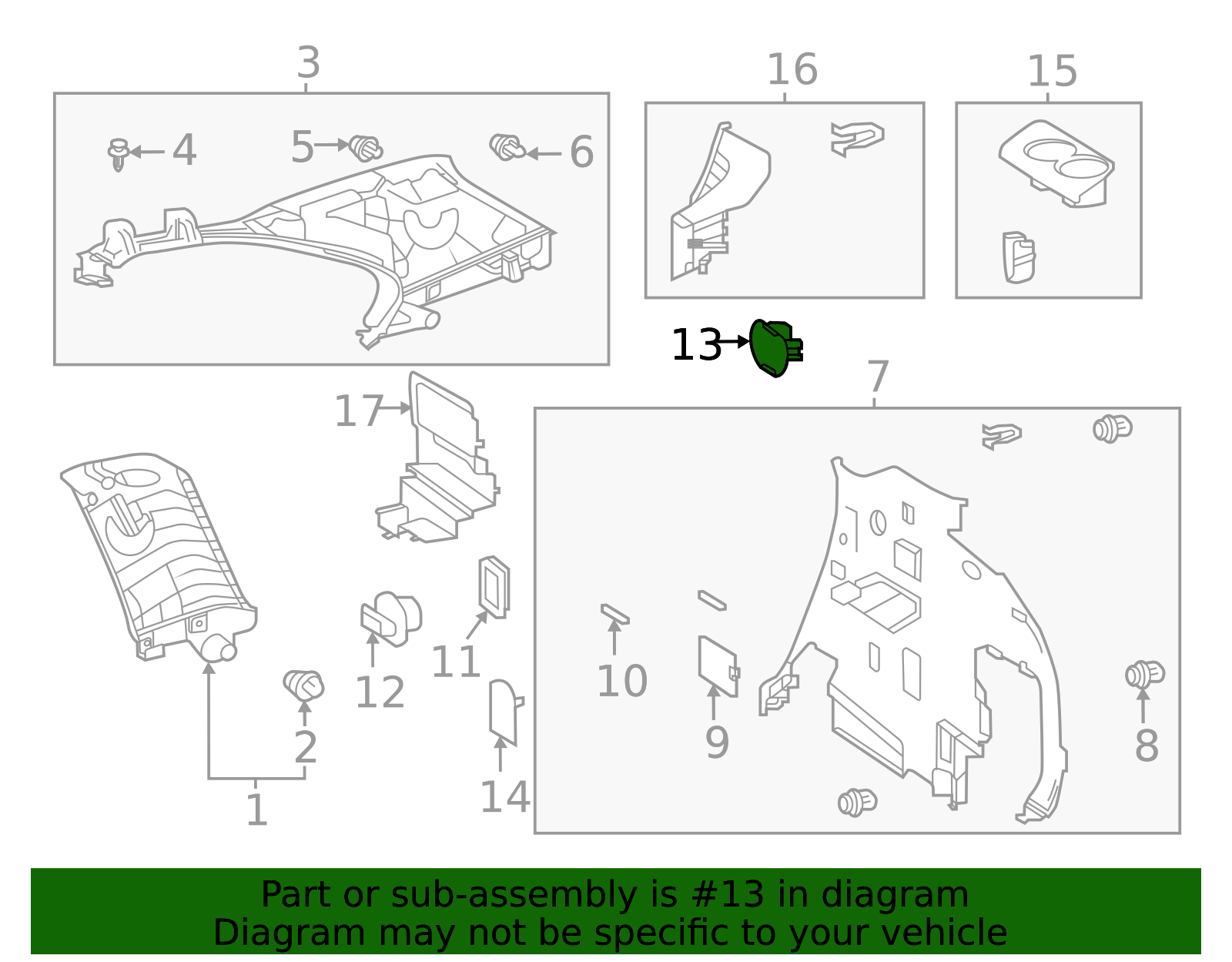 Genuine Toyota Hole Cover part# 64974-0E010-C1 for 2020-2025 Toyota ...