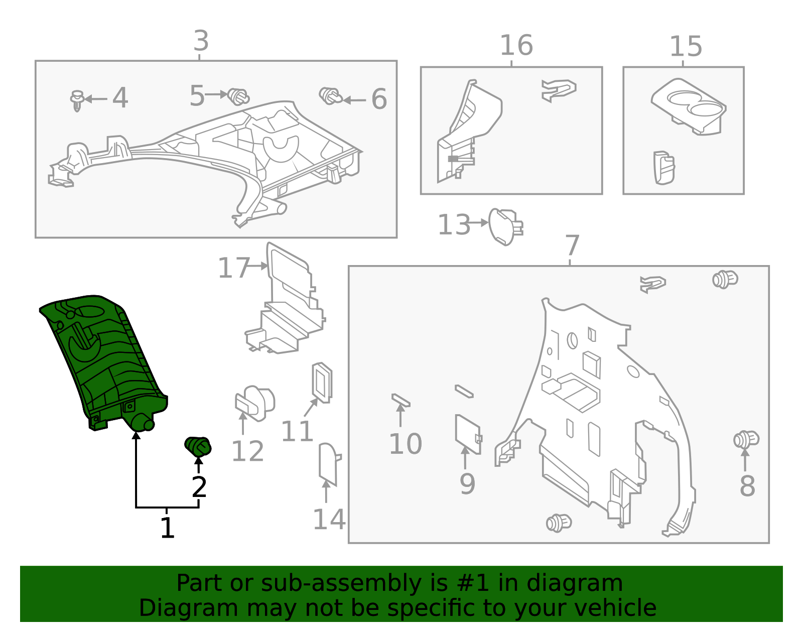 62550-0E030-C0 - Pillar Trim - 2020 Toyota Highlander | OEM Genuine ...