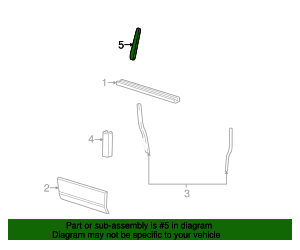 1997-2003 Ford Door Belt Molding YL1Z-78290A67-AA | OEM Parts Online