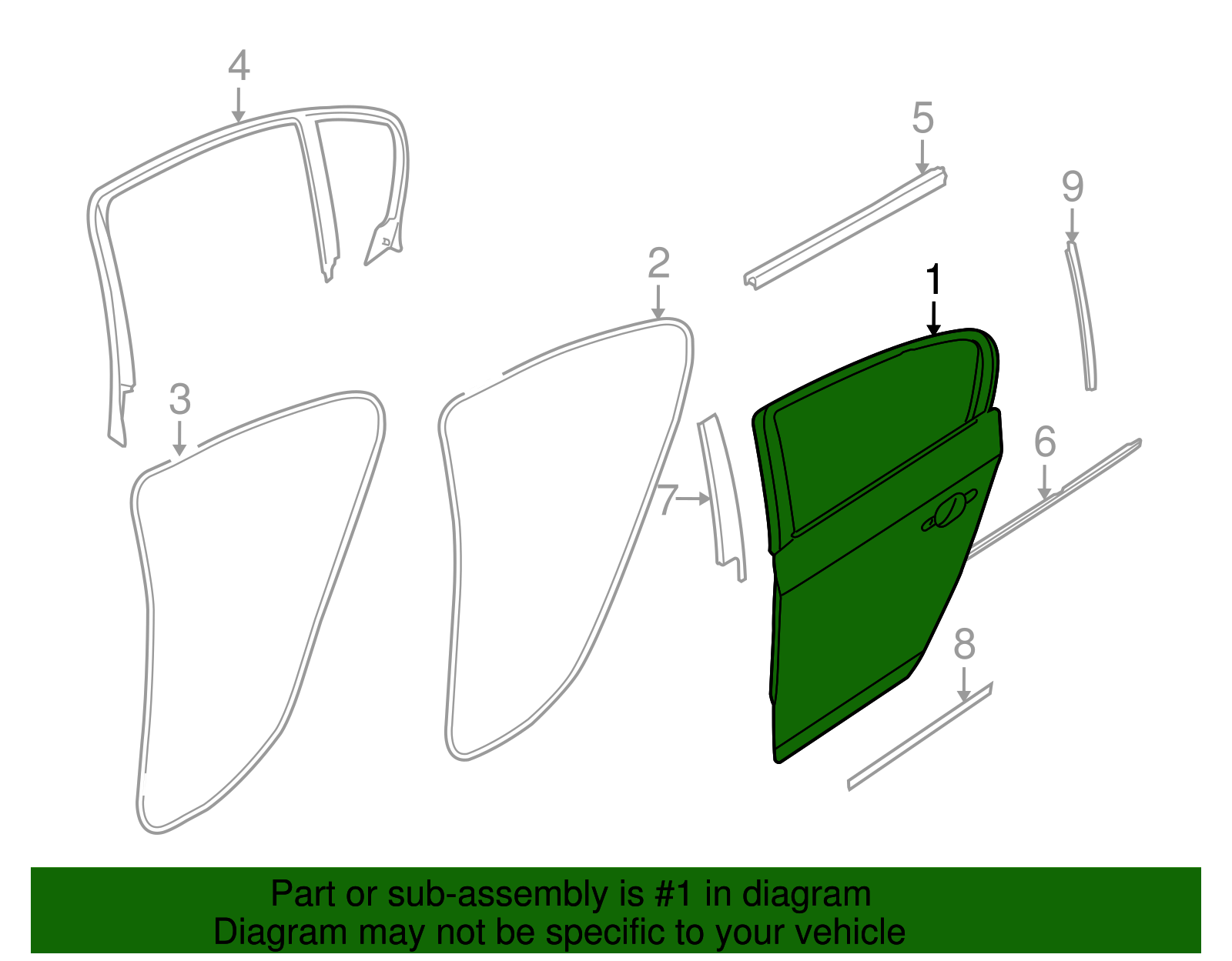 Genuine BMW 41-00-9-628-751 | Door Shell | FREE Shipping on Most Orders ...