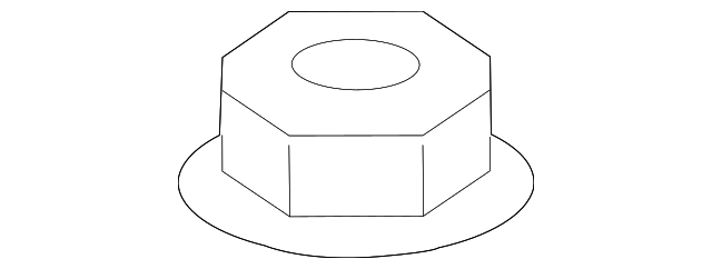 2019-2025 Toyota Floor Pan Heat Shield Nut 90182-A0034 | Toyota Parts ...