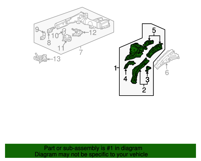 60750-TK6-A00ZZ - Apron Assembly 2009-2013 Honda Fit | Honda Parts Online