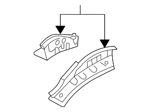 60613-TK6-A00ZZ - Extension, R Front Shock Absorber 2009-2013 Honda Fit ...
