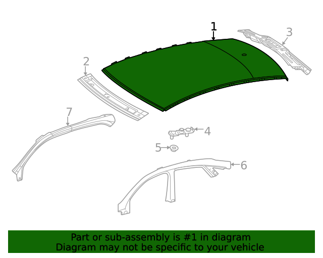167-657-06-00 - Roof Panel 2021-2023 Mercedes-Benz | Mercedes-Benz USA ...