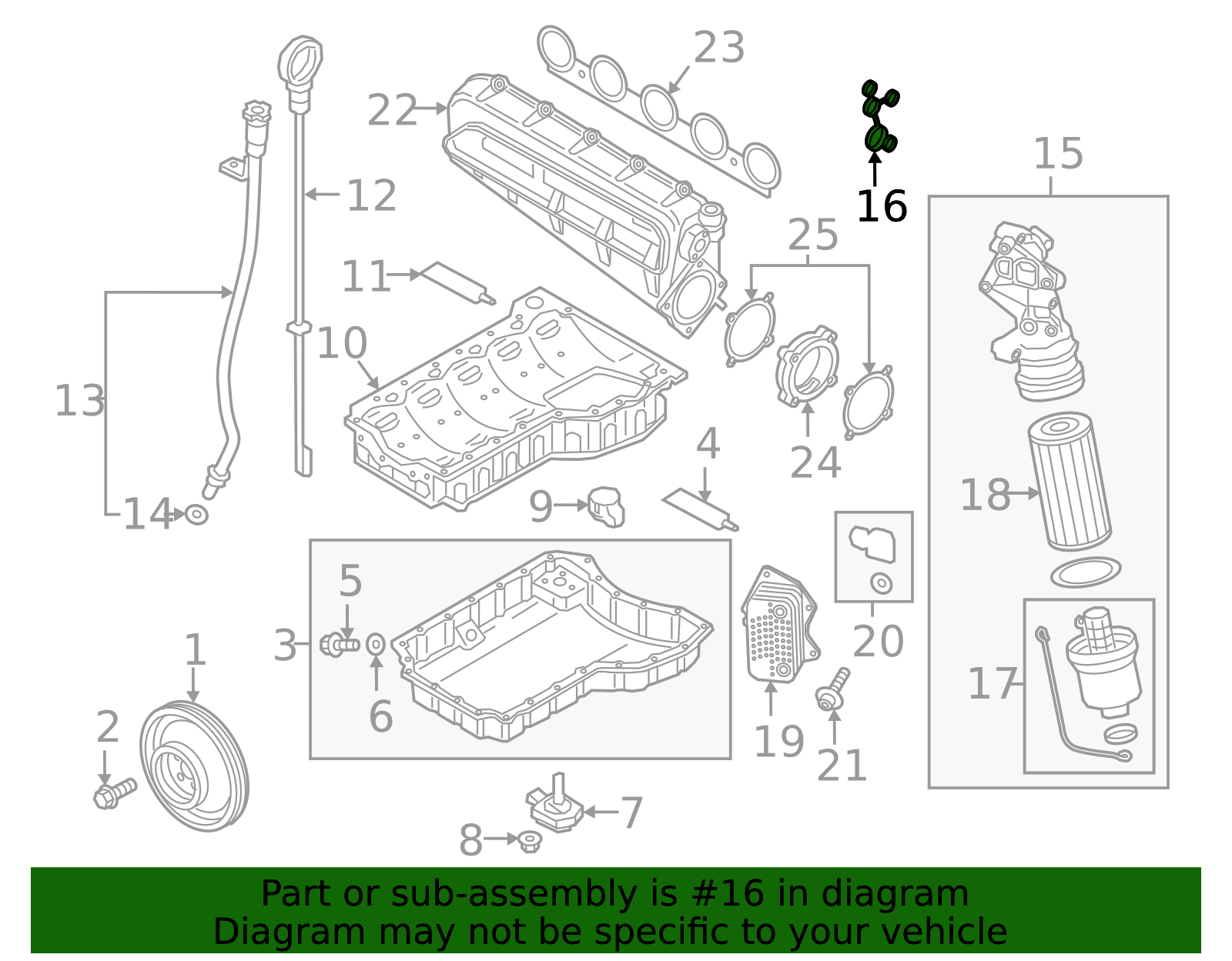 2012-2024 Audi Gasket 07k115441 | Retail Performance Auto Parts