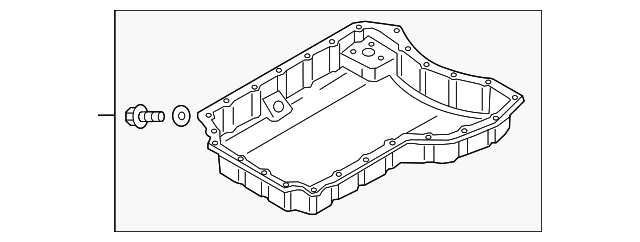 2017-2024 Audi Oil Pan 07K-103-602-F | Audi USA Parts