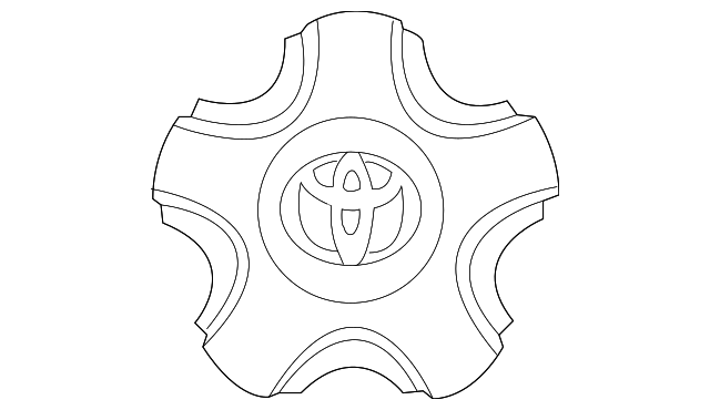 42603-60671 - Center Cap - 2005 2006 Toyota Land Cruiser | Lithia ...