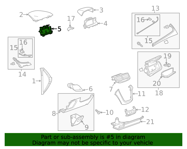 2013-2016 Buick Encore Mount Bracket 95088017 | GMPartsDirect.com