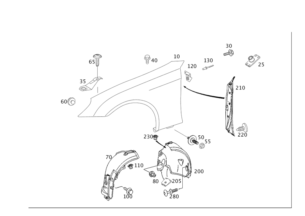 219-690-10-30 - Cover 2006-2011 Mercedes-Benz | Mercedes-Benz USA Parts