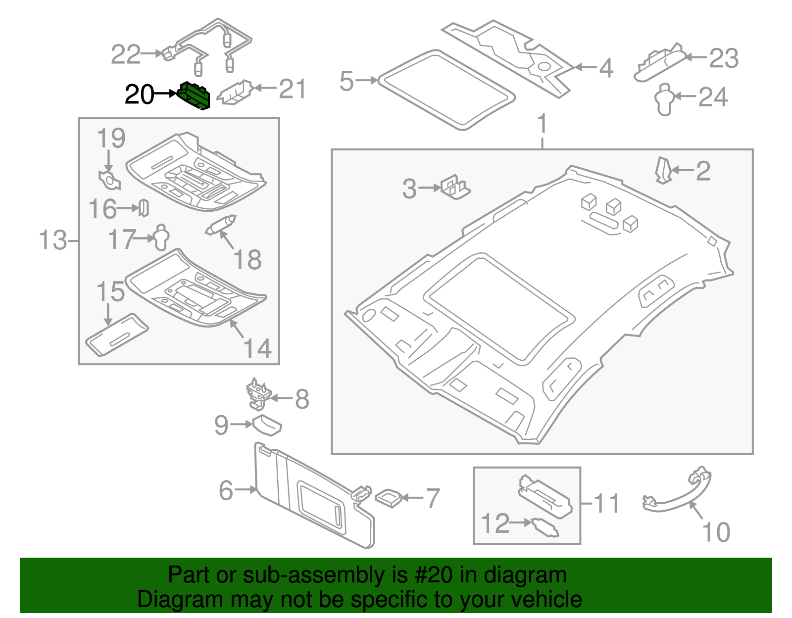 2012-2018 Audi Potentiometer 4G0-959-613-BF1 | OEM Parts Online