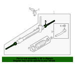 D8E21-4BA0A - Inner Tie Rod 2014-2022 Nissan | Nissan Wholesale Direct