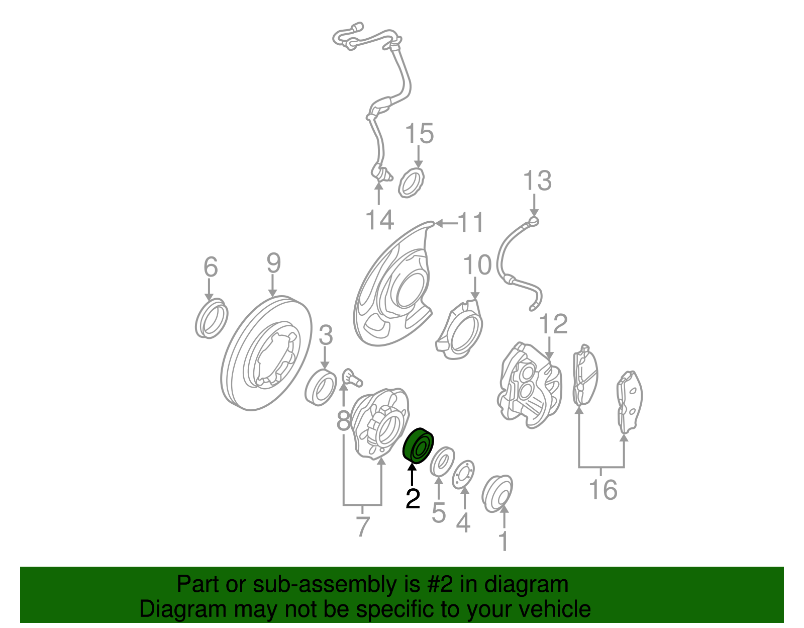 2002-2004 Nissan Pathfinder Wheel Bearing 40215-2S600 | Ziegler Nissan ...