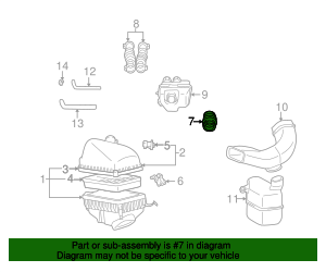 1999-2001 Lexus ES300 Engine Air Intake Hose 17882-0A010 ...