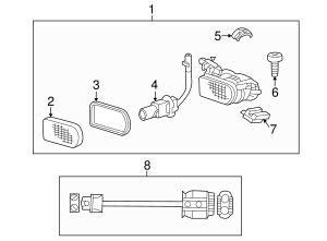 203-820-12-56 - Fog Light 2003-2006 Mercedes-Benz | AutoNationParts.com