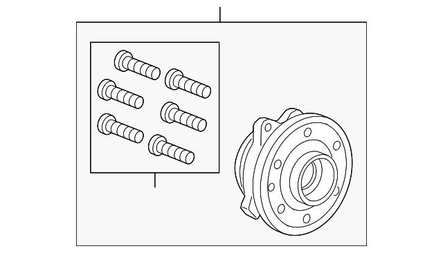 2015-2022 GM Hub & Bearing 84654063 GM | GMPartsDirect.com