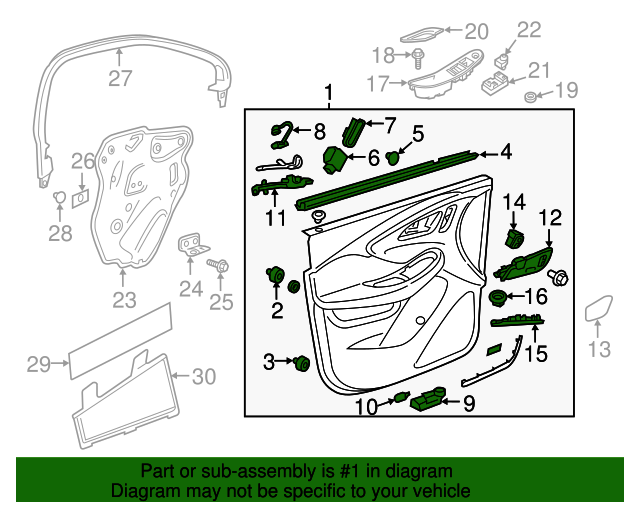 84631303 - F Trim 2019-2020 Buick Envision | AutoNationParts.com