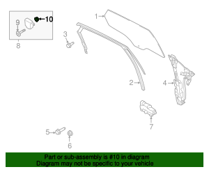 2009-2020 Ford Rear Dr Speaker Retainer Clip W713617-S439 | Village Ford