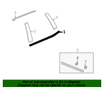 2021-2024 GM Belt Molding 85590197 GM | GMPartsDirect.com