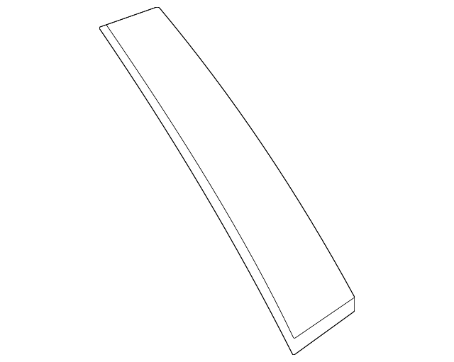 84988288 - Rear Passenger Side Door Window Frame Rear Applique 2021 ...