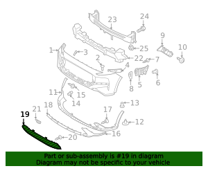 2021-2023 Hyundai Santa Fe Bumper Grille 86531-S1600 | World OEM Parts ...