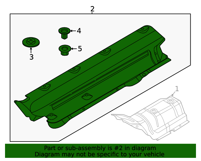 2020-2024 Hyundai Palisade Under Cover 84217-S8000 | World OEM Parts ...