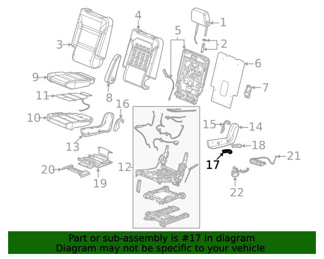 2021-2022 GM Adjust Handle 84754008 | GMPartsDirect.com
