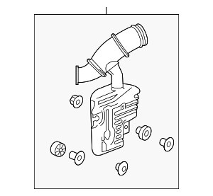 2010-2017 GM Intake Air Front Duct 23497383 GM | GMPartsDirect.com