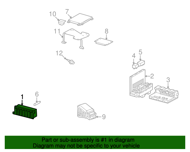 463-540-05-50-64 - Fuse Box 2002-2018 Mercedes-Benz | Mercedes-Benz USA ...