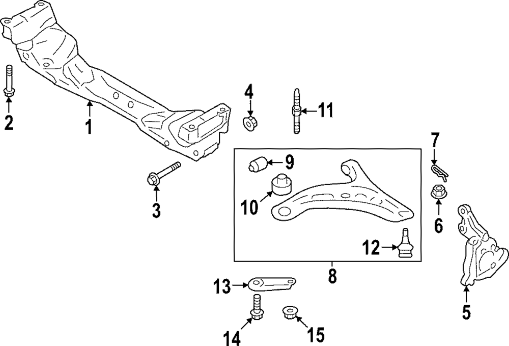 20202CC000 - 2022-2024 Subaru BRZ - Lower Control Arm | Subaru Parts HQ