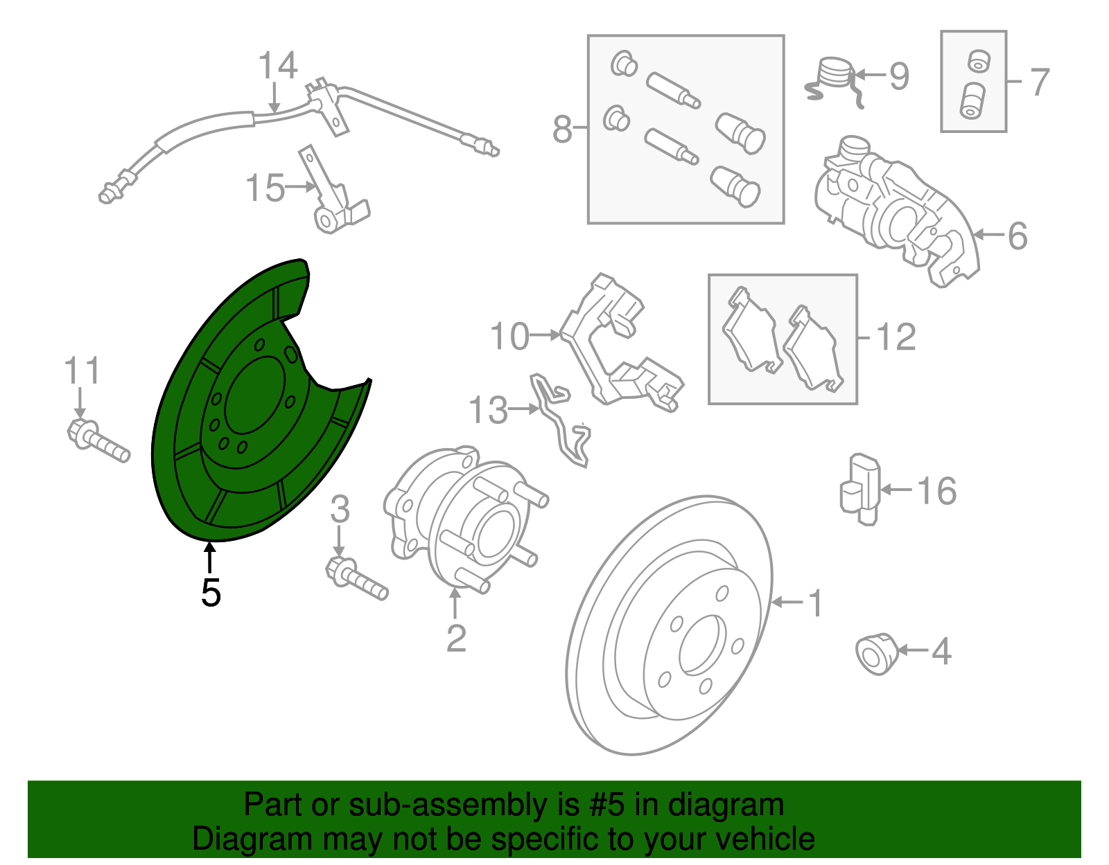 2013-2018 Ford | Splash Shield | CV6Z-2C028-B | Walls' Ford Parts