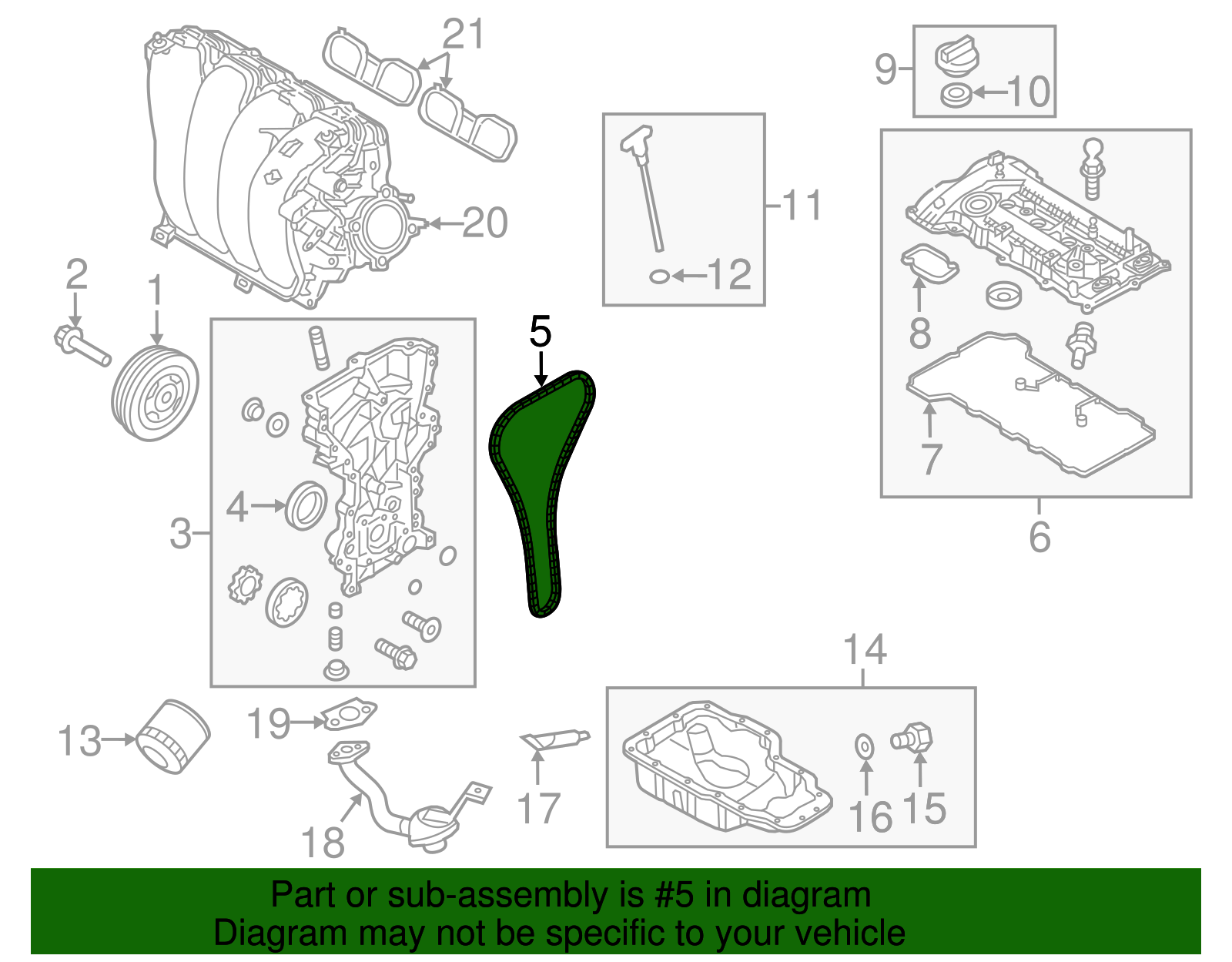 2014-2020 Kia Timing Chain 24321-2E200 | Retail Performance Auto Parts