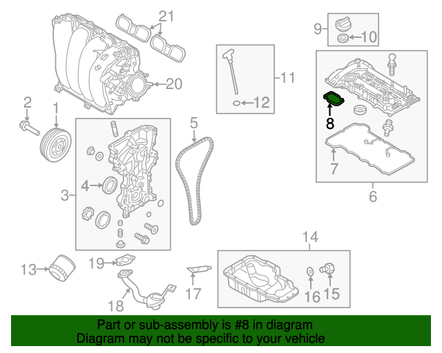 2014-2019 Kia Fuel Pump Gasket 22442-2E210 | OEM Parts Online