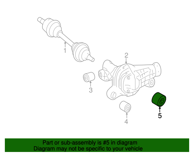 2006-2012 Mercedes-Benz Bearing 164-333-07-14 | Mercedes-Benz Parts