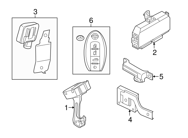 2019-2023 Nissan Keyless Lock Pad 285E3-9UF7B | Nissan Canada