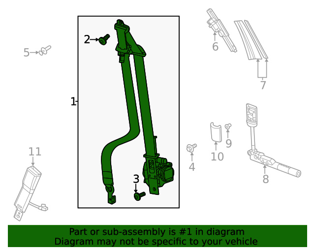 F Retractor Kit 84815193 | GM Parts Center