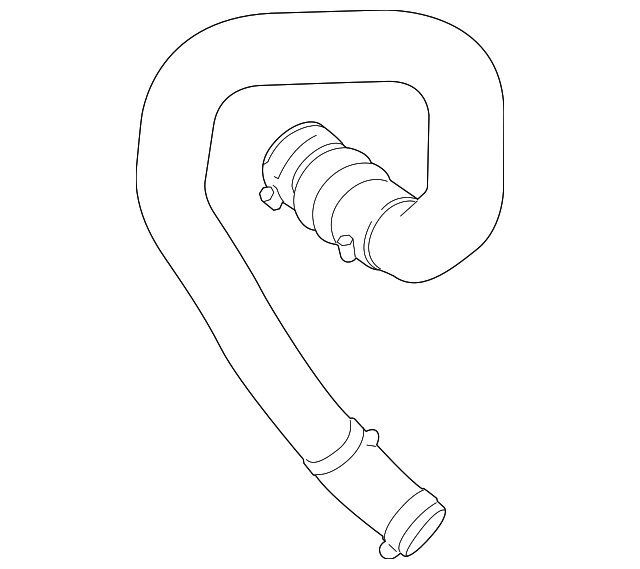 JL3Z-6C646-A 2018-2023 Ford Inter-Cooler Hose | FairwayFordParts.net