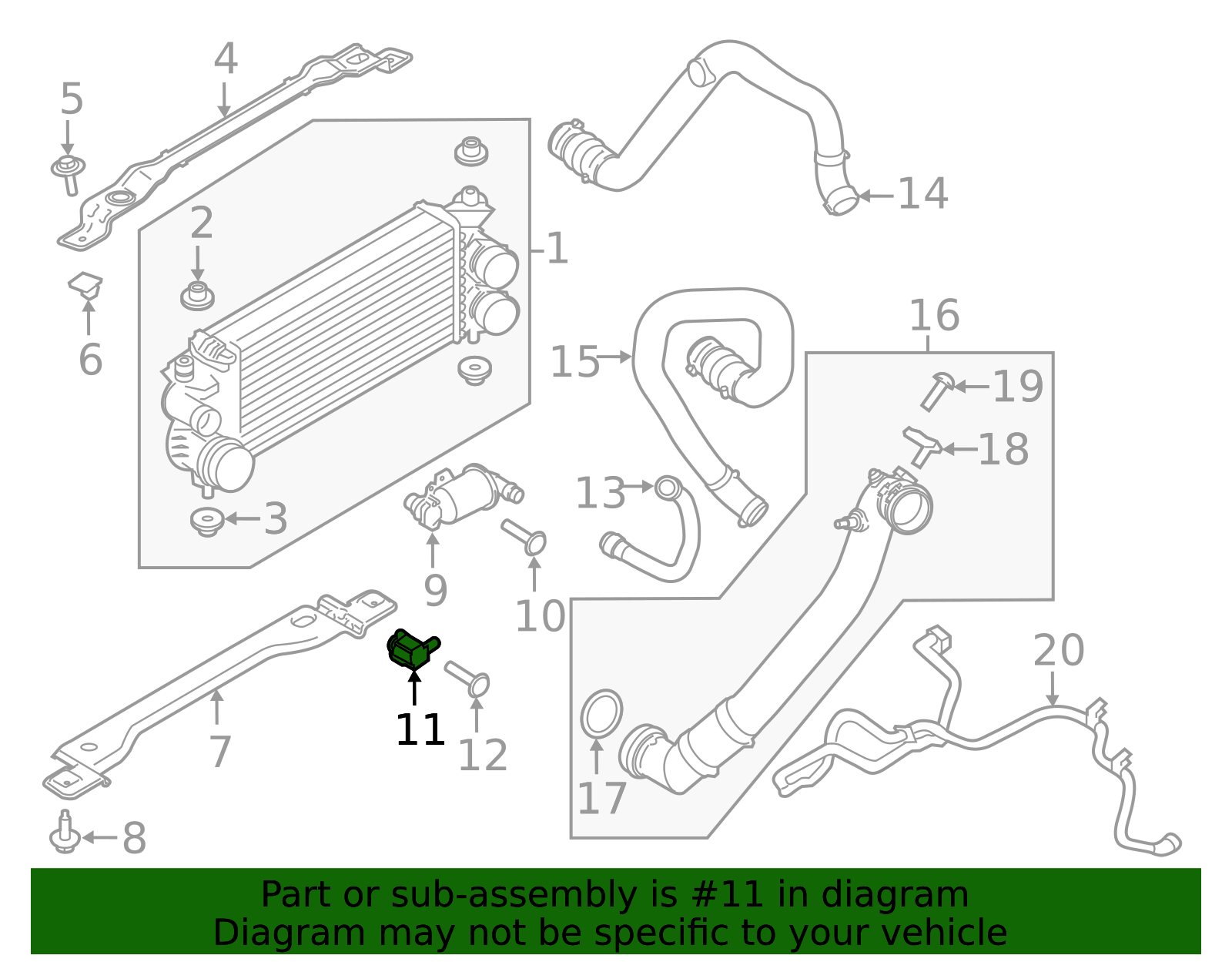 FL3Z-9U465-A - Turbocharger Boost Pressure Relief Valve 2016-2023 Ford ...