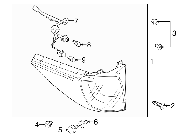 2012-2015 Mazda 5 OEM NEW 12-15 Mazda 5 Tail Lamp Light Assembly Rear ...