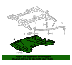 2021 Chevrolet Camaro Front Compartment Air Deflector 23329708 ...