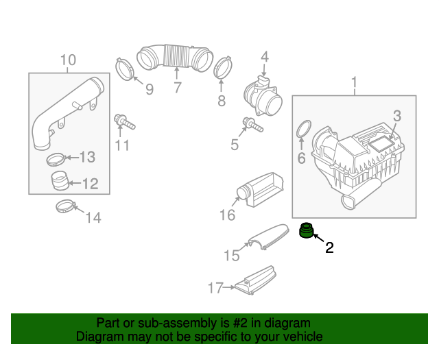 2004-2019 Volkswagen OEM NEW 2004-2019 VW Volkswagen Replacement Air ...