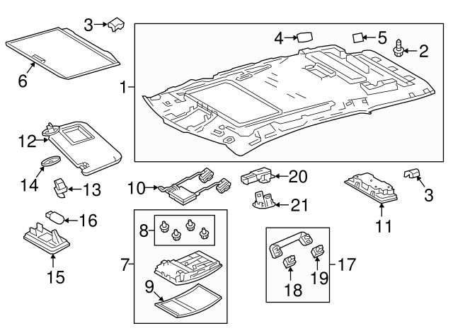 74610-48080-B0 - Grip Handle For 2016-2022 Lexus | Lexus OE Parts