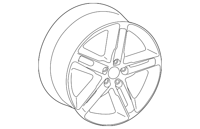 8T0-601-025-CC - Wheel, Alloy 2013-2017 Audi | Audi OEM Parts