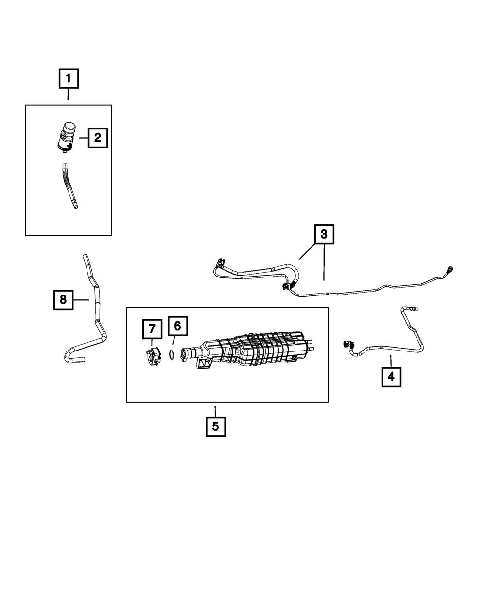 2018-2025 Ram Vapor Canister 68606283AA | Mopar eStore